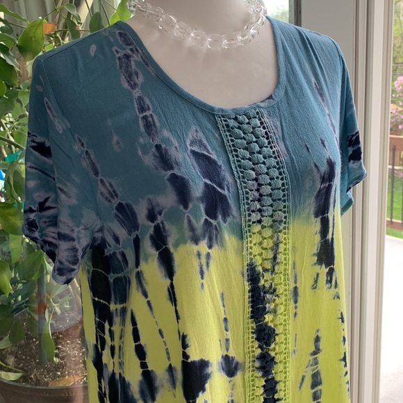 Oso Casuals | Tops | Oso Casuals Tie Dye Tunic Top Sz L | Poshmark